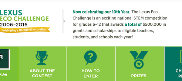 Kids to the (Environmental) Rescue | AGirlsGuidetoCars | Lexus Eco ...