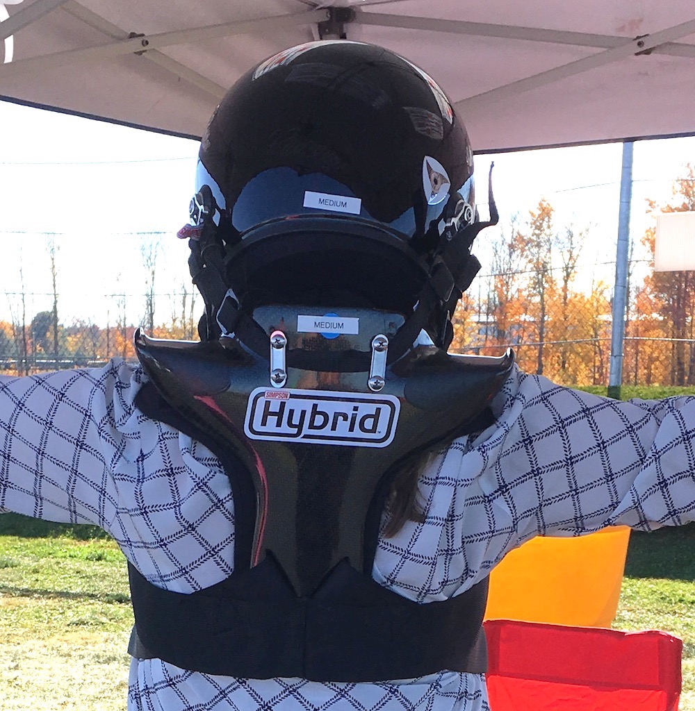 Say Buh-Bye Head Injuries | AGirlsGuidetoCars | HANS Helmets