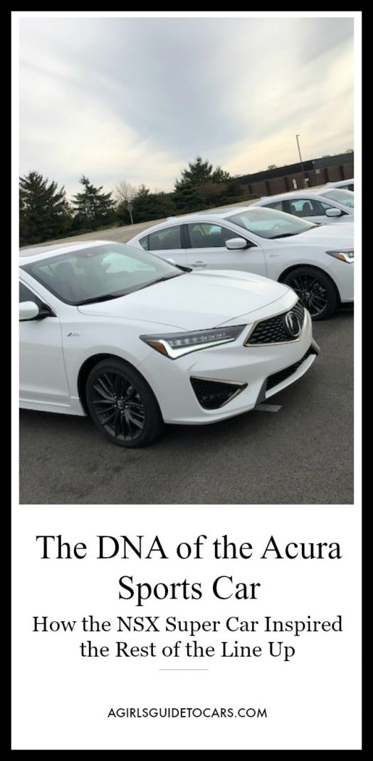 The NSX at the ️of Every Acura Sports Car and SUV - A Girls Guide to Cars