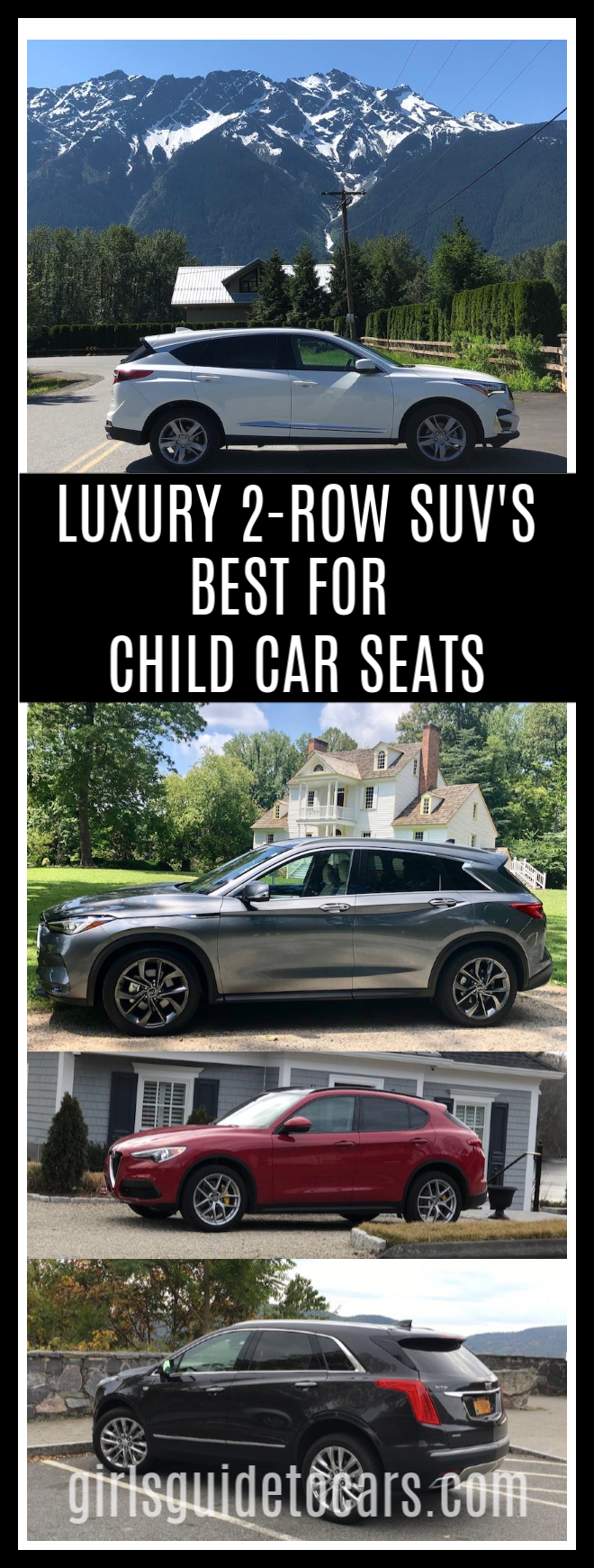 Which Luxury 2 Row SUVs are Best for Child Car Seats? - A Girls Guide ...