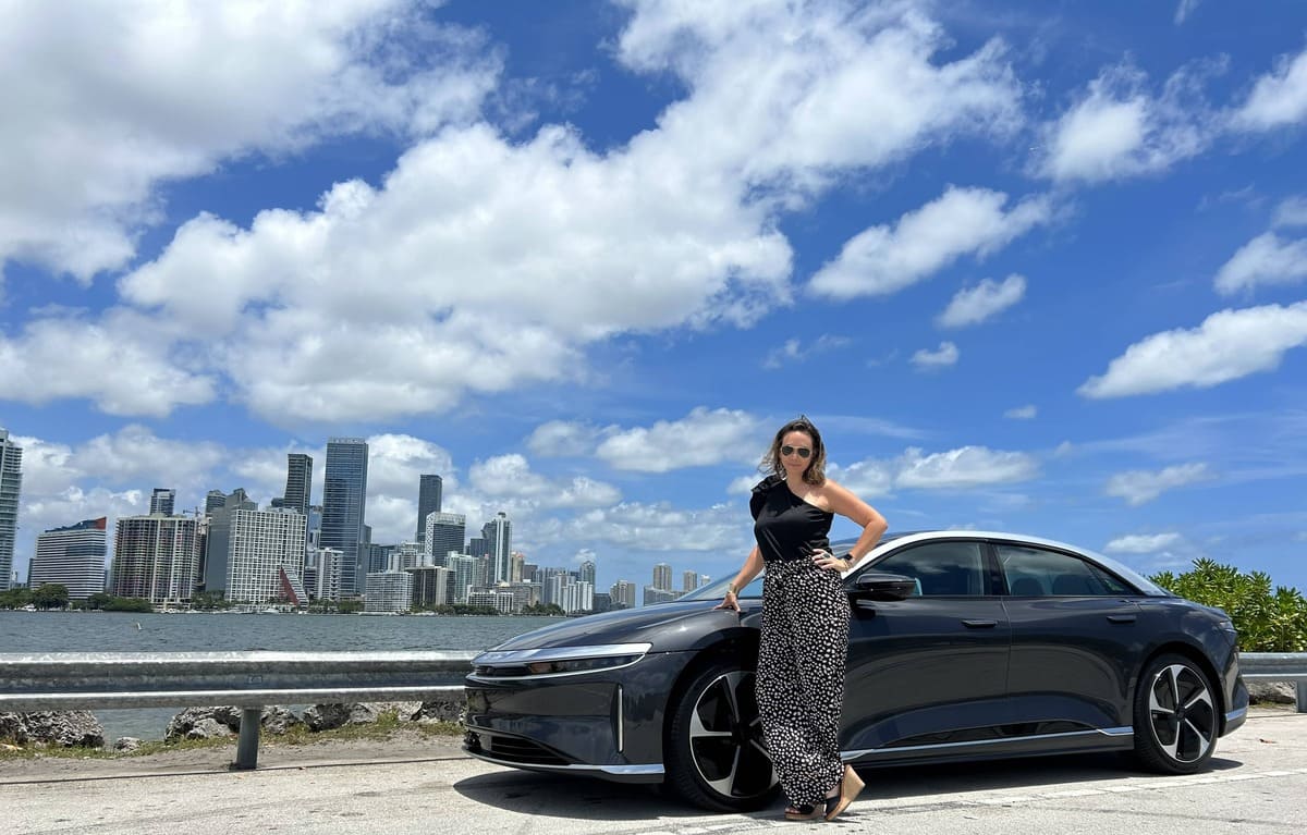 24 Hours in Miami with Lucid Air and Michelin - A Girl's Guide to Cars
