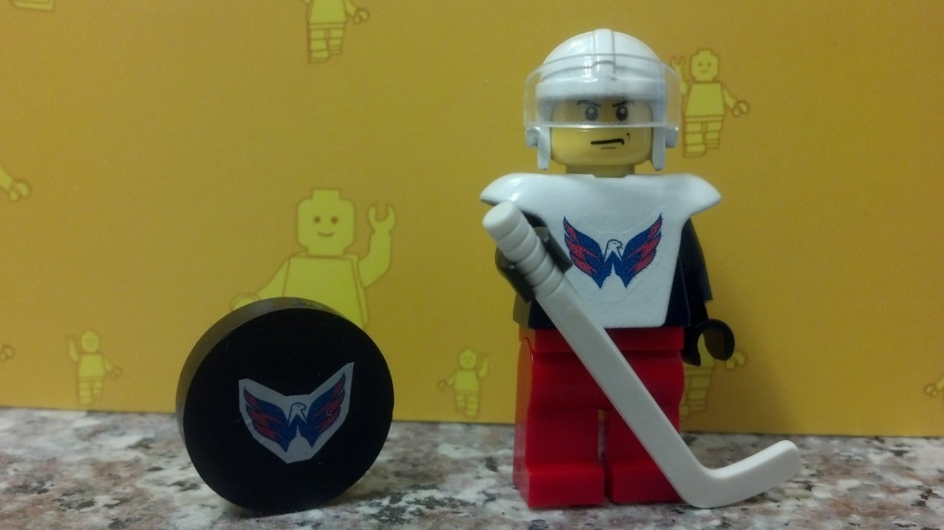 A Real Washington Capitals LEGO Minifig