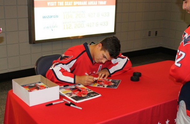 Connor Carrick Hangs With Fans - Capitals Outsider