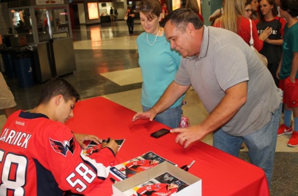Connor Carrick Hangs With Fans - Capitals Outsider