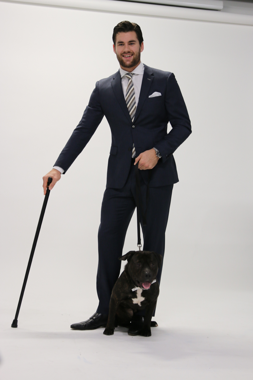 Way More Photos of Tom Wilson Posing With a Dog