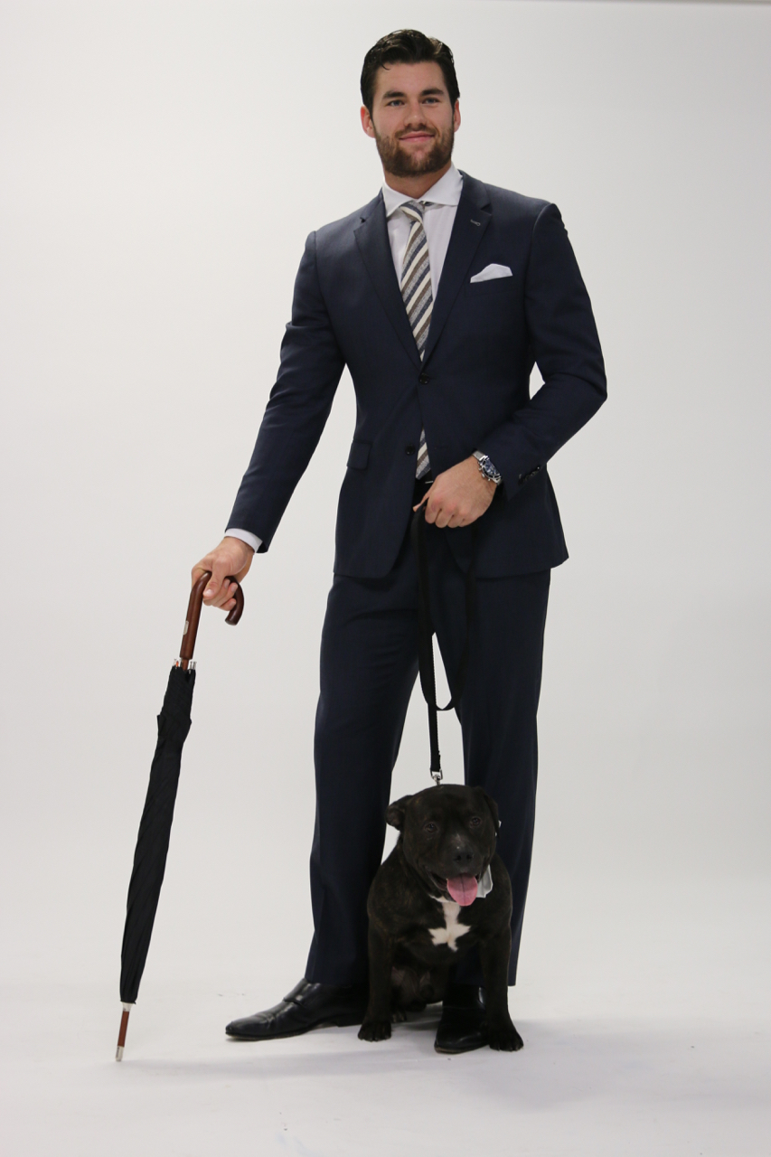 Way More Photos of Tom Wilson Posing With a Dog