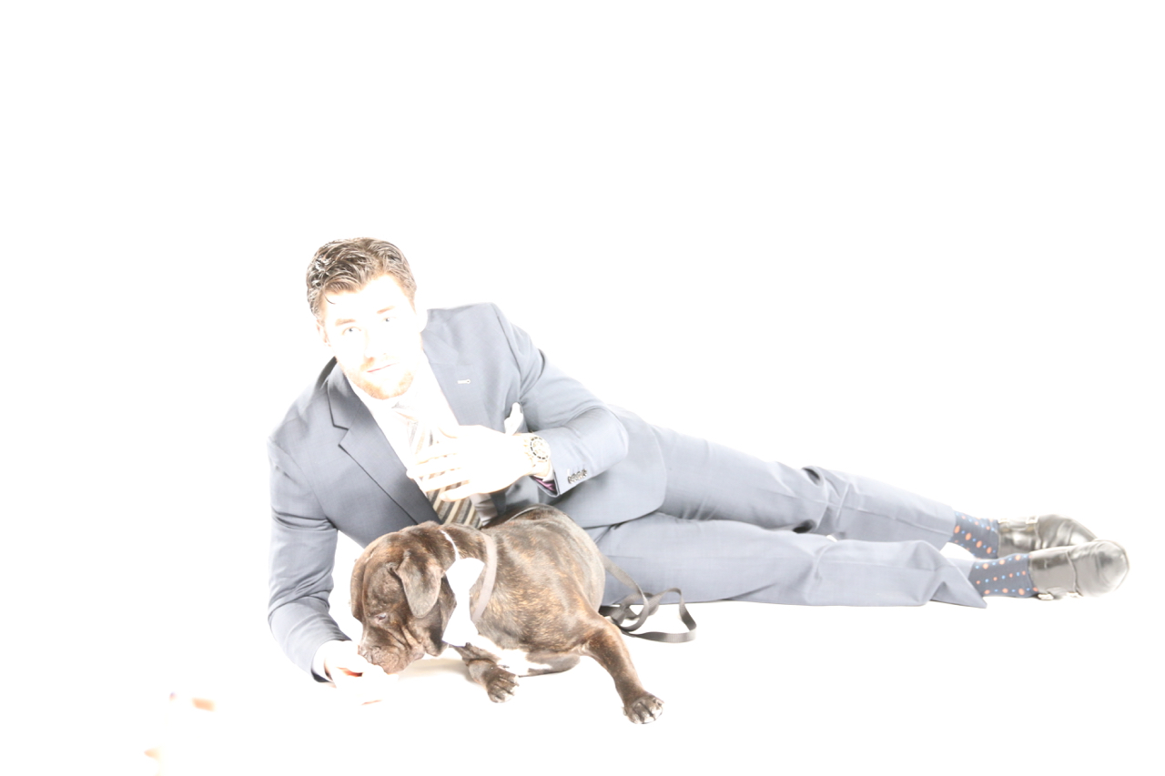 Way More Photos of Tom Wilson Posing With a Dog
