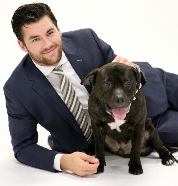 Way More Photos of Tom Wilson Posing With a Dog