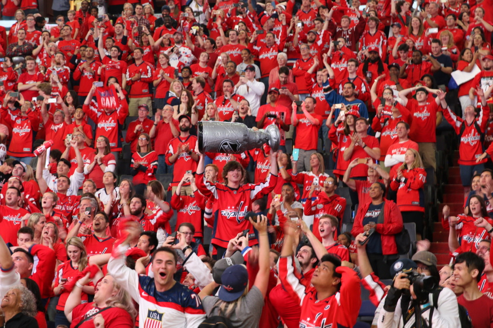 A Bunch of Photos of Fans Celebrating at Capital One Arena