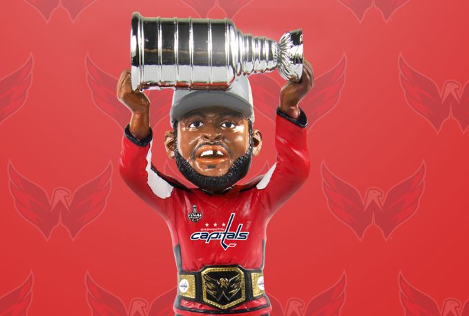 Devante Smith-Pelly Stanley Cup Bobblehead, With Championship Belt!