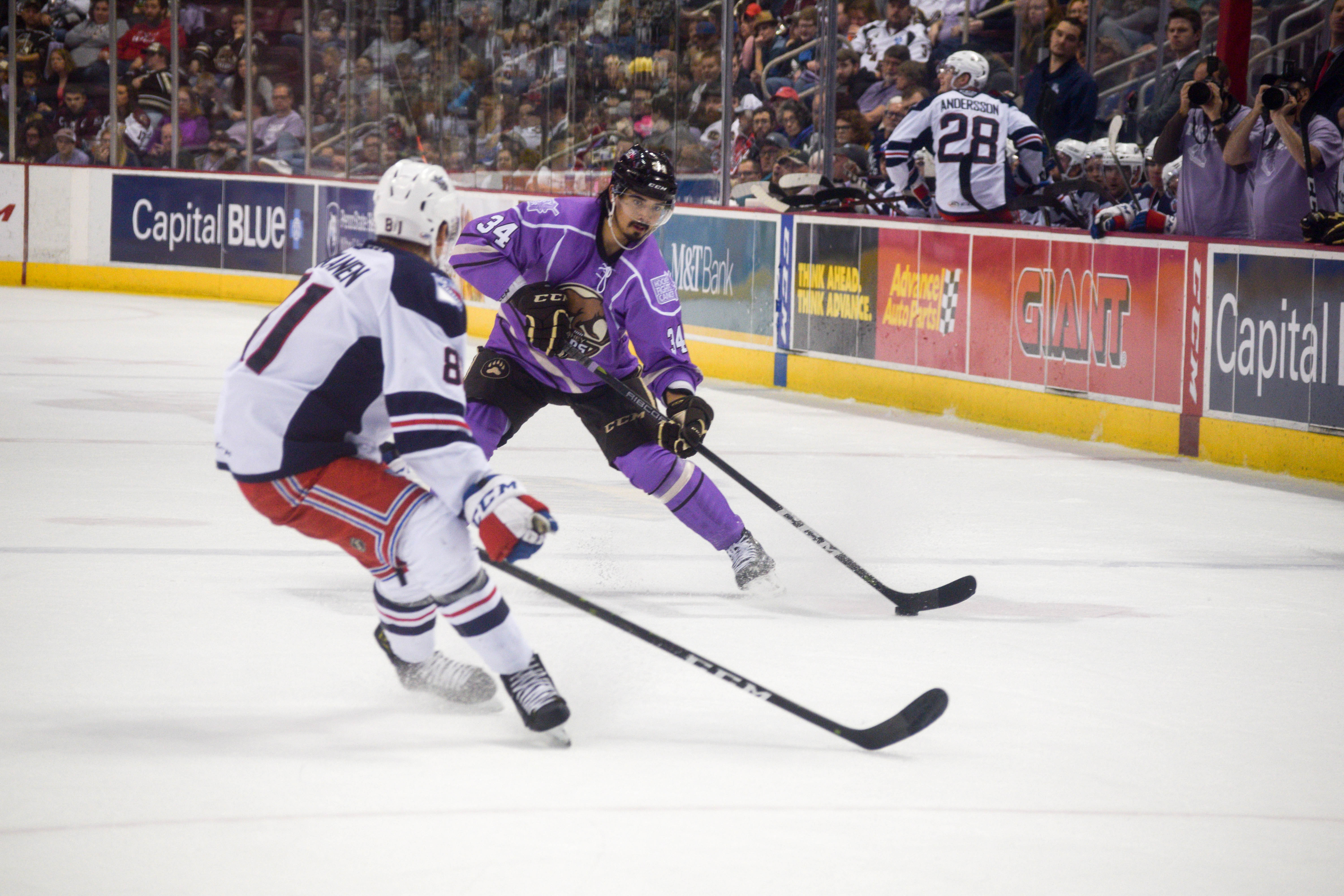 Parker Milner Is Hershey's Hero In 2-1 Shootout Win