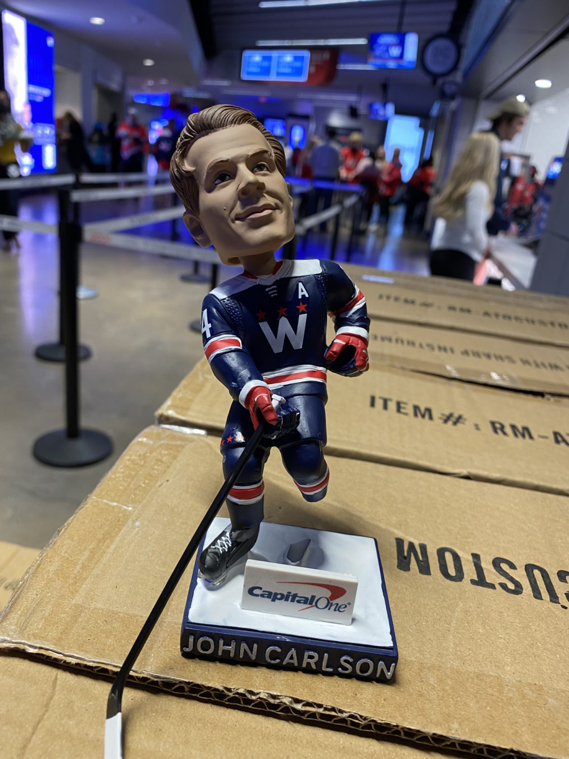It's John Carlson Bobblehead Night!