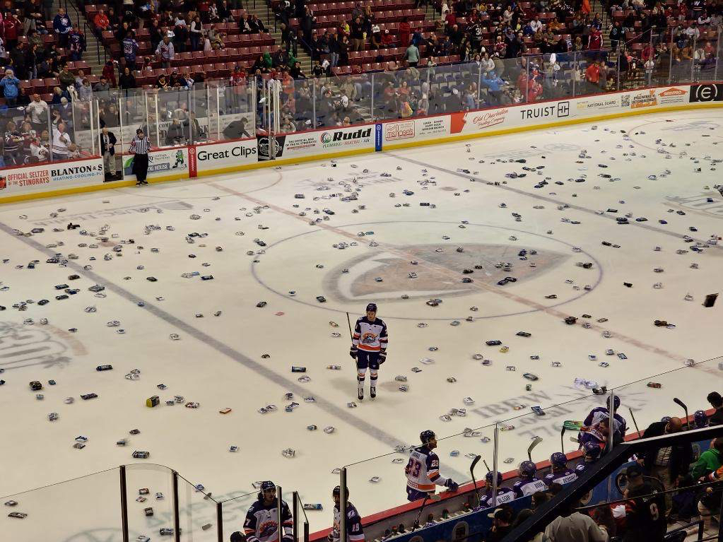 Stingrays Celebrate "Undie Sunday"; Clay Stevenson Shines