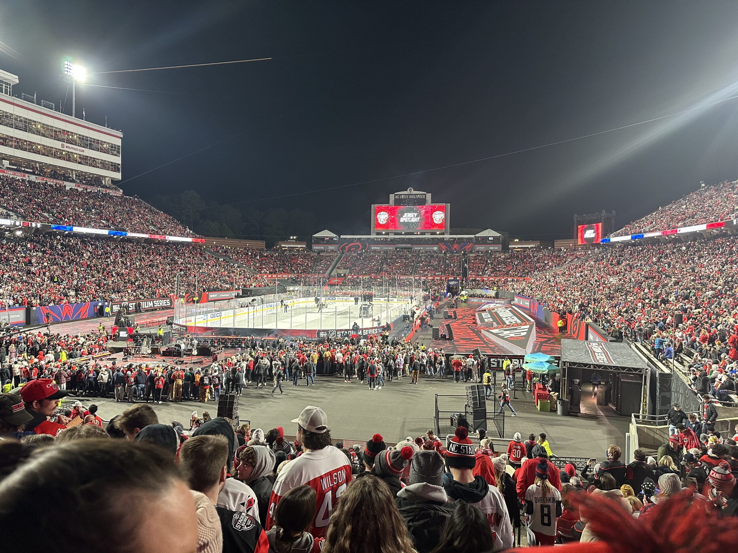 Caps Fans Not Impressed With Carolina Experience