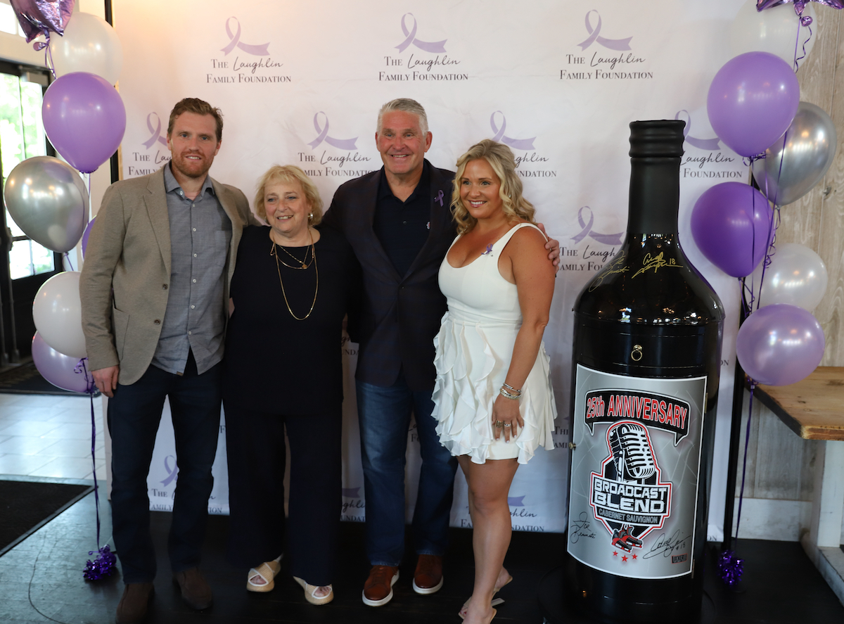 T.J. Oshie Drinks Beer Through Jersey Again At Craig Laughlin's Charity ...