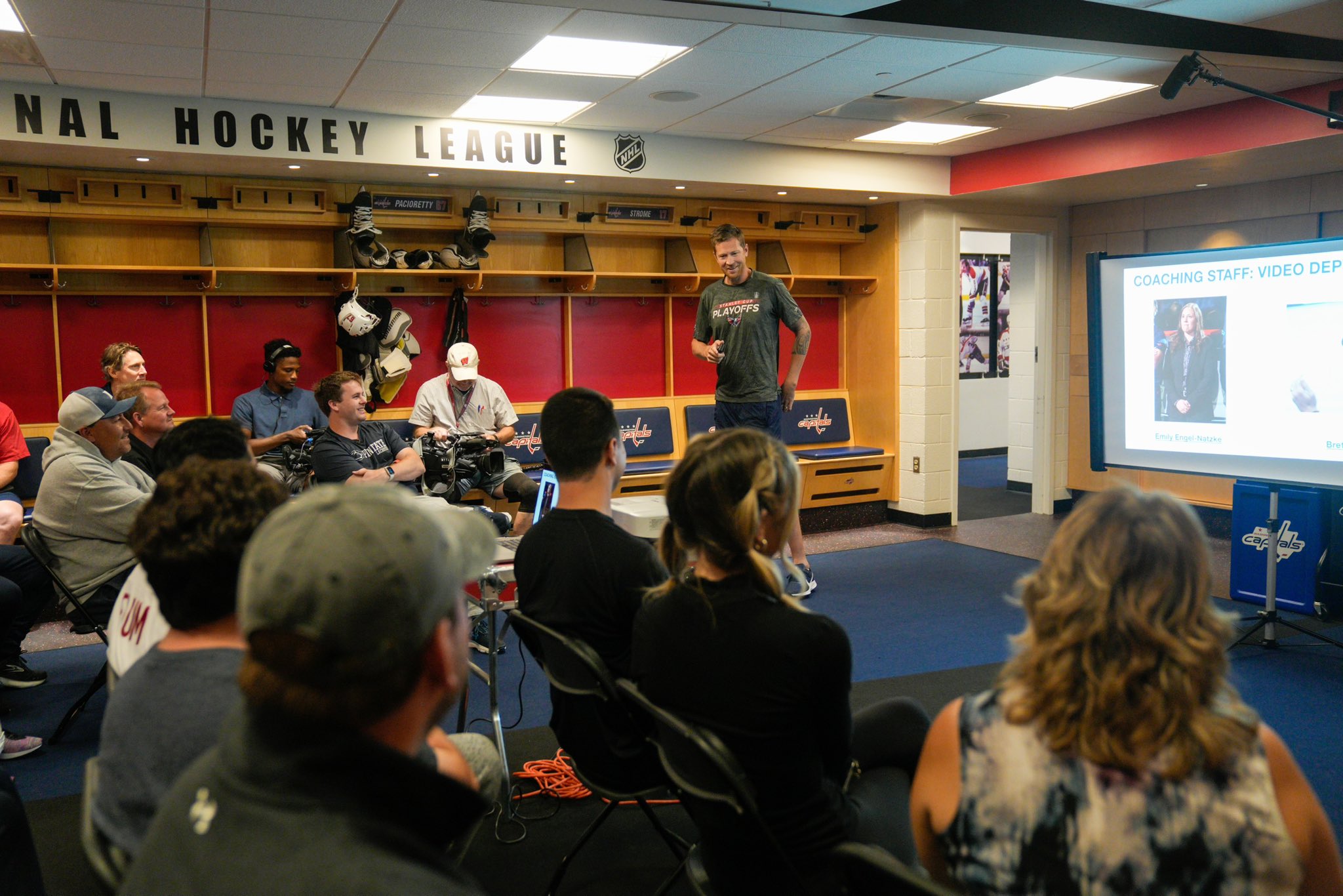 Caps Media Camp Puts Journalists on the Ice