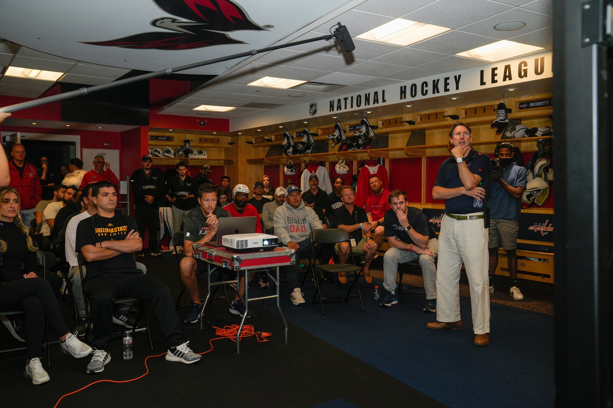 Caps Media Camp Puts Journalists on the Ice