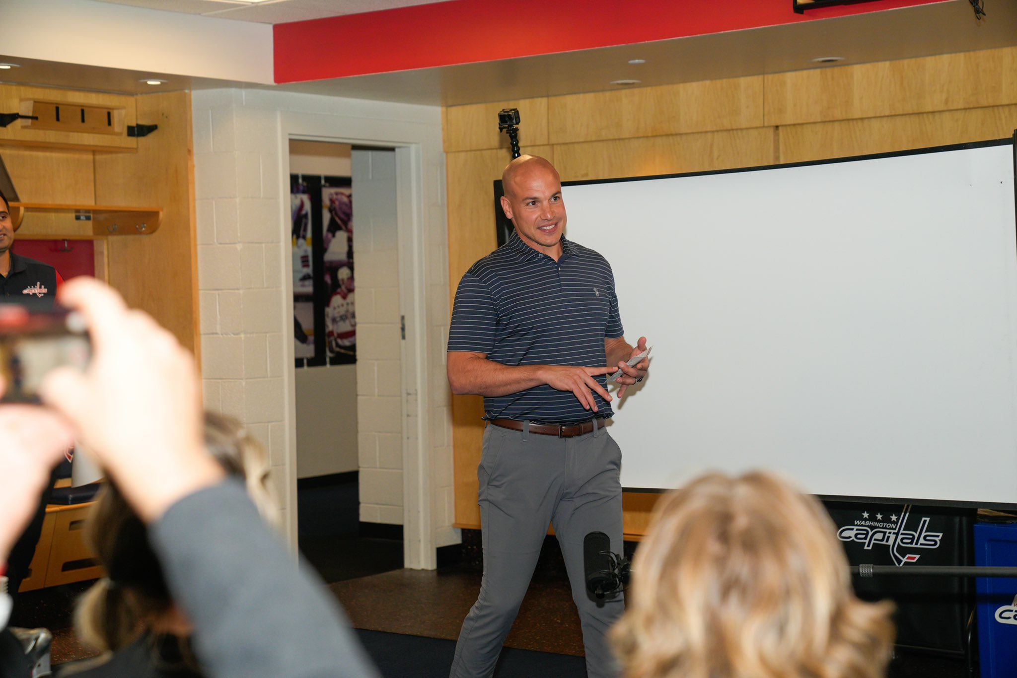 Caps Media Camp Puts Journalists on the Ice