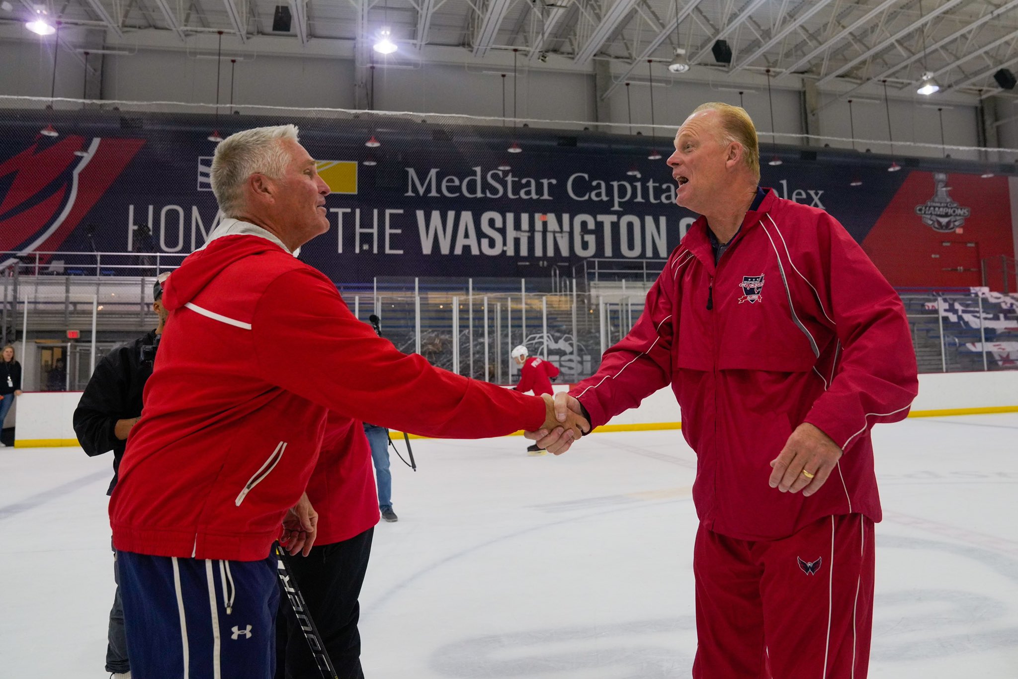 Caps Media Camp Puts Journalists on the Ice