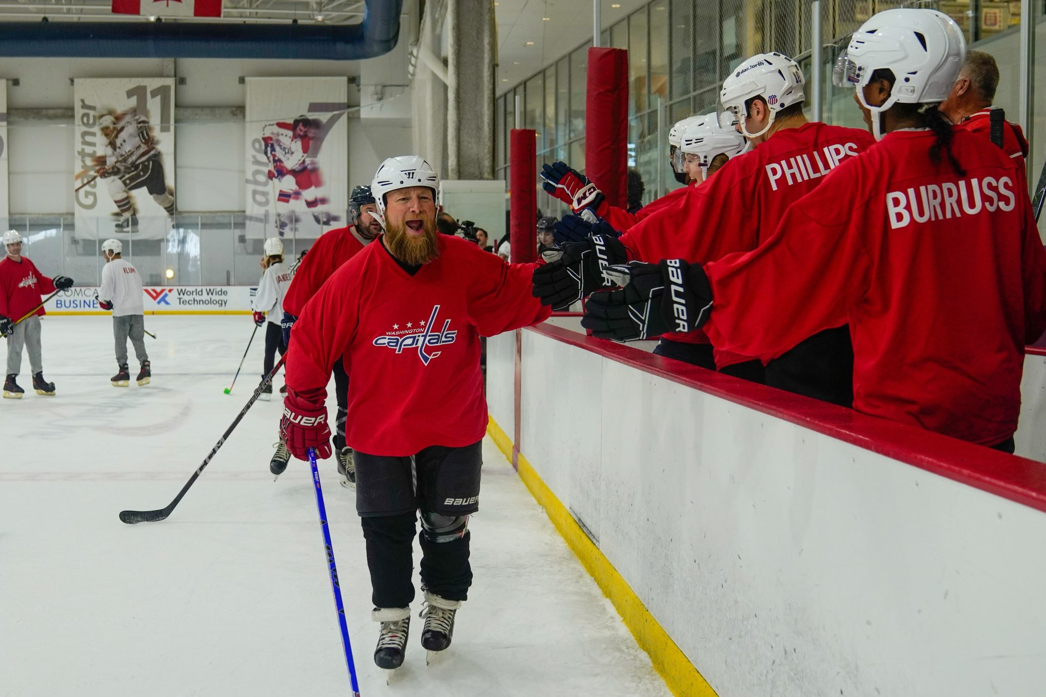 Caps Media Camp Puts Journalists on the Ice