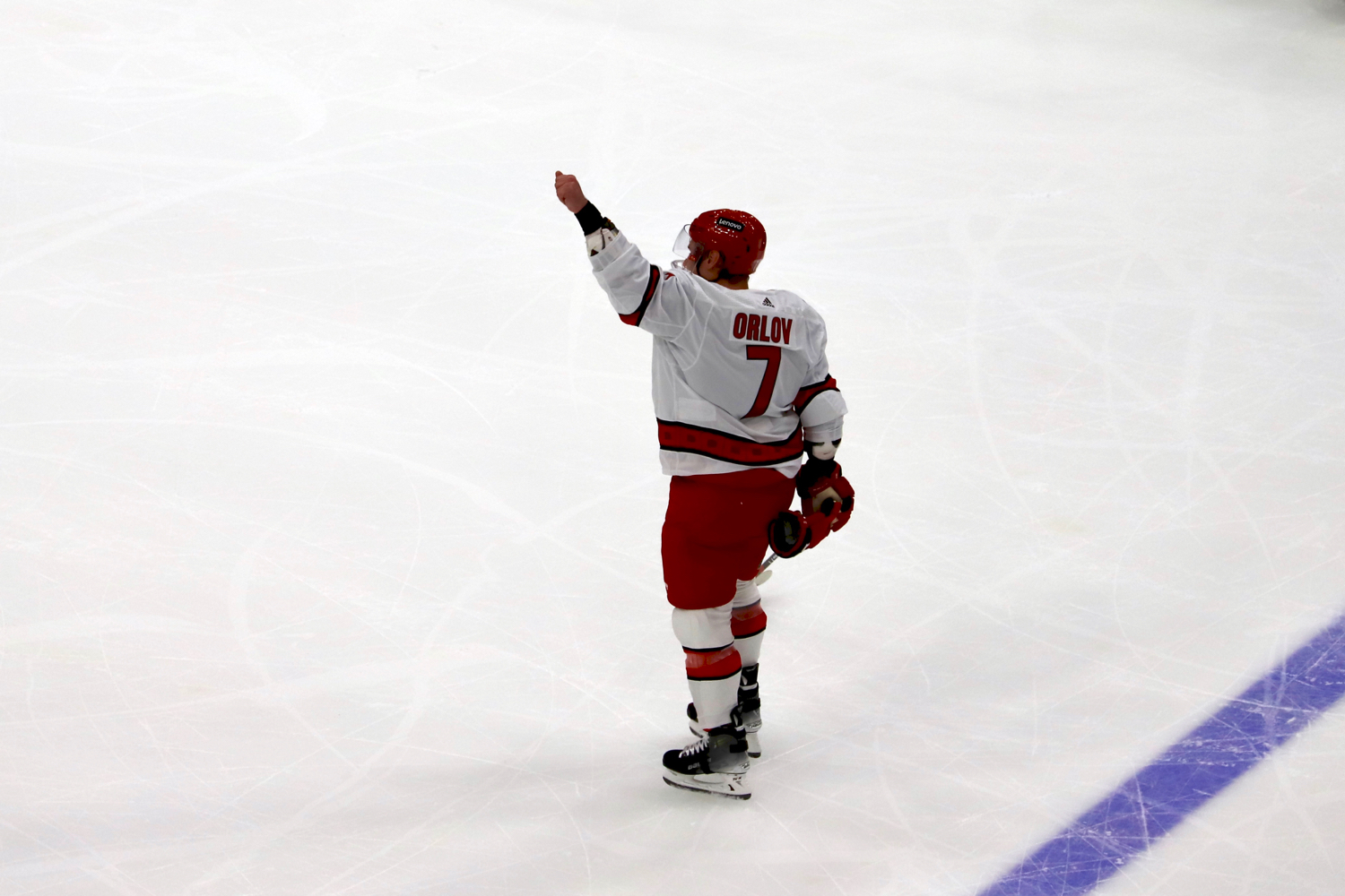 Caps Salute Dmitry Orlov