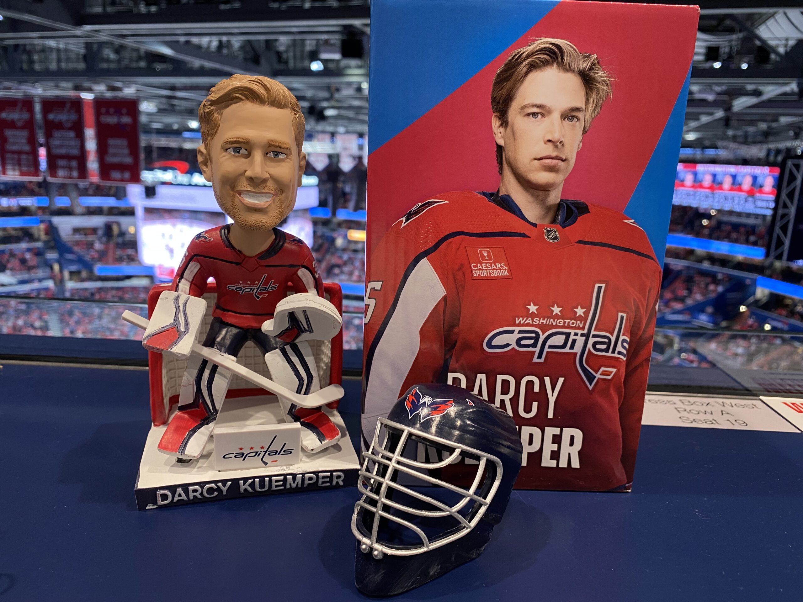 Charlie Lindgren Shines on Darcy Kuemper Bobblehead Night
