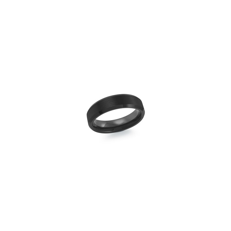 6mm Wedding Ring in Black Tungsten - Ramsey's Diamond Jewelers