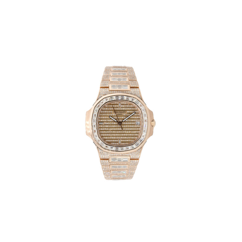 Custom Diamond Watches 40mm Datejust Patek Philippe Nautilus - Mr ...