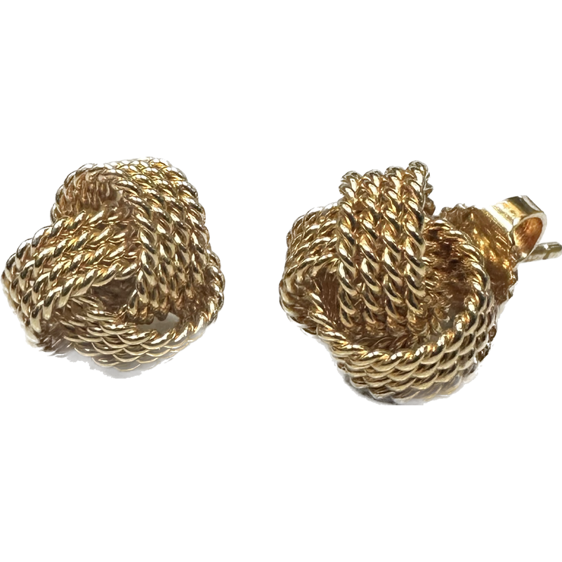 Antique, Estate & Consignment 18k Tiffany & Co Stamped Knot Earrings ...