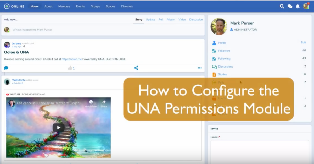 How to Use the Permissions Module in UNA